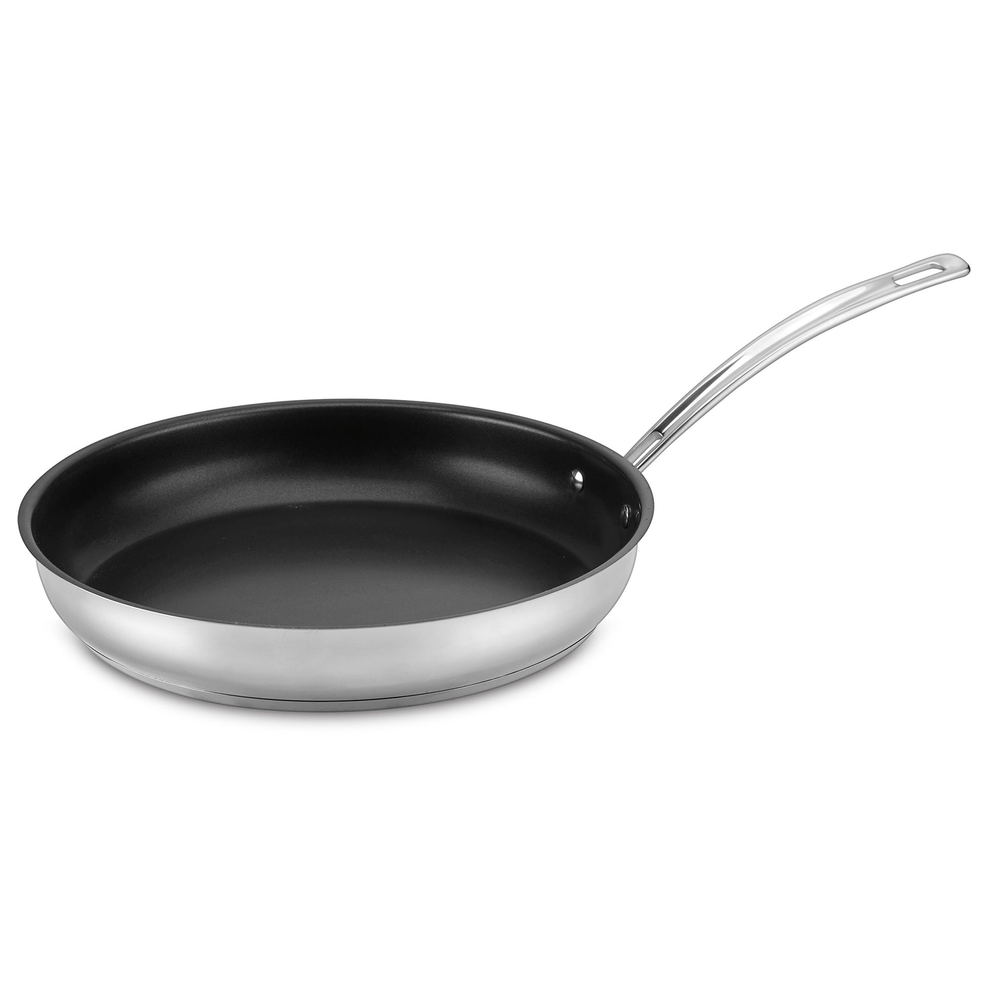 Cuisinart Chef's Classic Pro Nonstick 12-Inch Stainless Steel Skillet ...