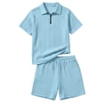 Boys Summer Outfits 2 Piece Chinese Martial Arts Long Sleeve Top with ...