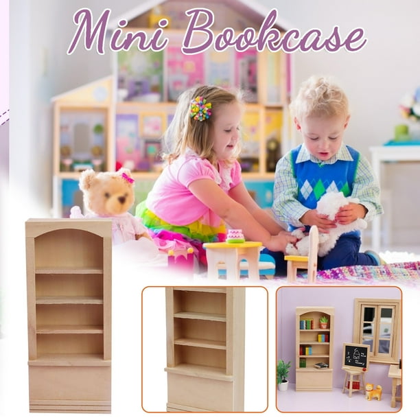 WJSXC 1:12 Doll House Study Room Decoration Furniture Accessories ...