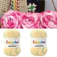 5Rolls Colorful Acrylic Yarn Milk Cotton Yarn for Sweaters Baby ...