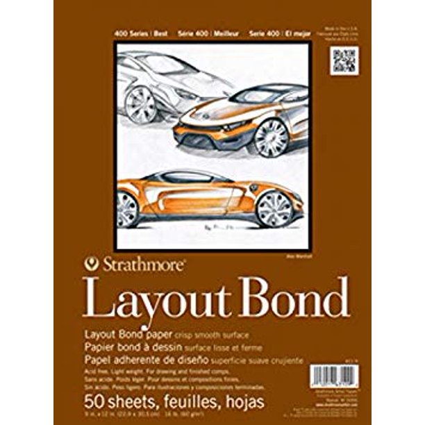Strathmore Layout Paper Pad, 400 Series, 14" x 17" - Walmart.com