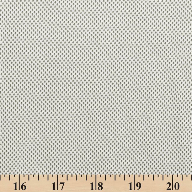 Polyester Knit Diamond Mesh Fabric - Off White Sheer Polyester 63" By ...