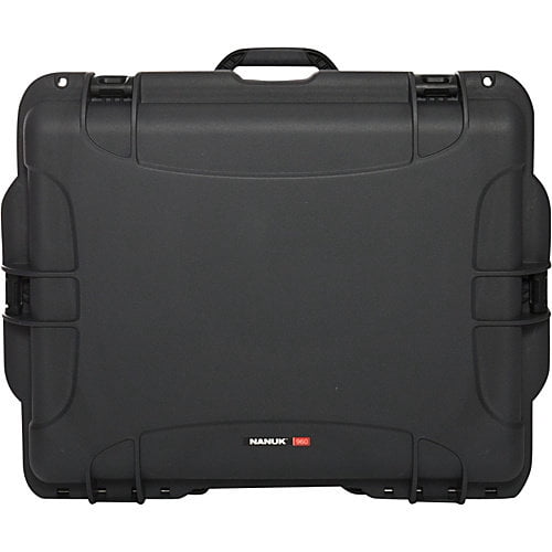 Nanuk 960-2001 Hard Plastic Rolling case w/ Wheels and padded dividers ...
