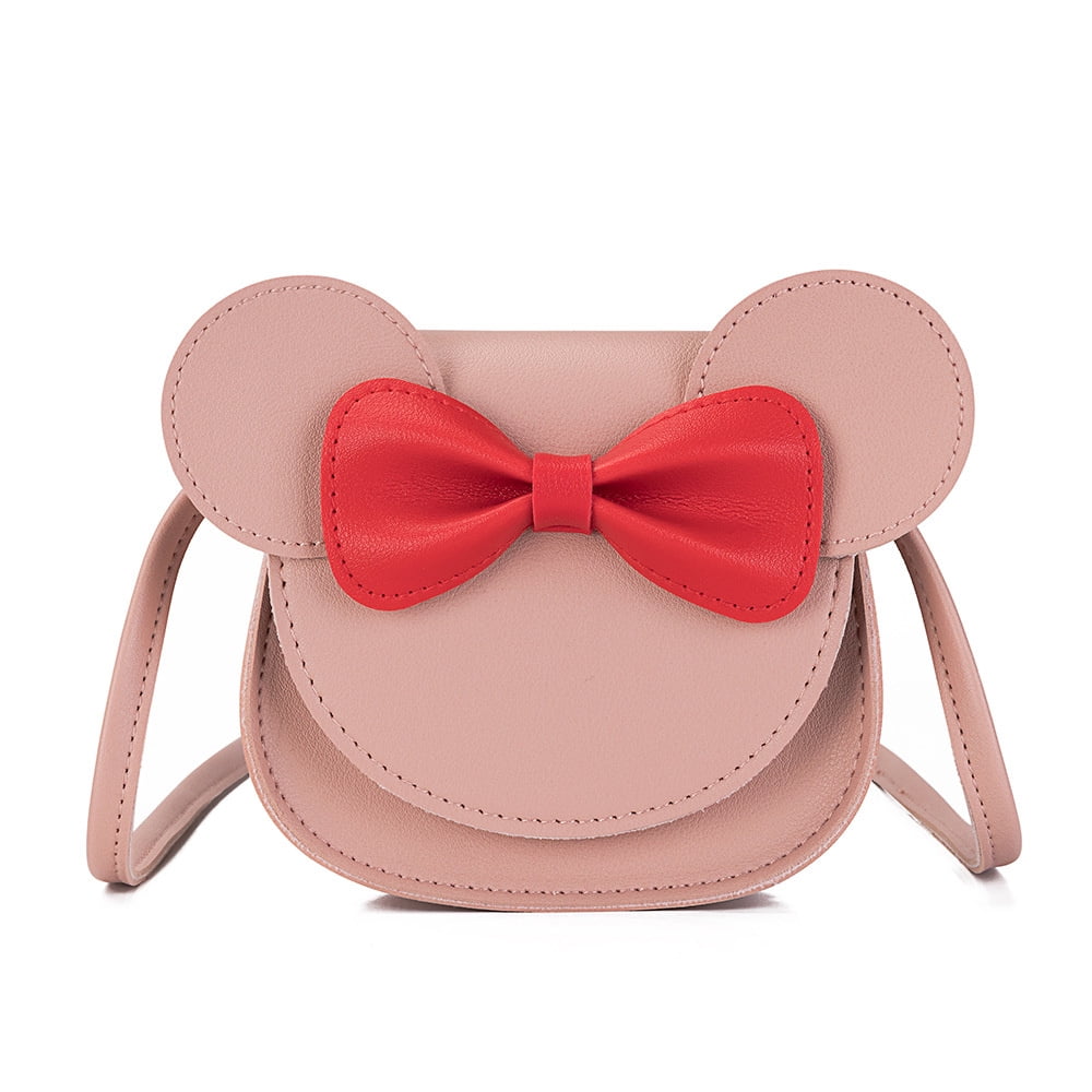 Dicasser Little Girls Handbag Kids Mini Shoulder Bag with Bow Knot ...