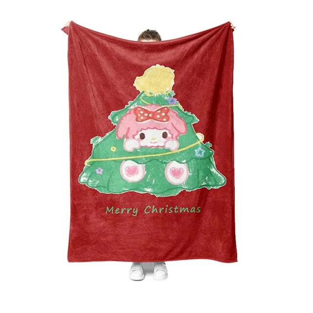 Click here for Sanrio Christmas Blanket Hello Kitty Kuromi Cinnam... prices