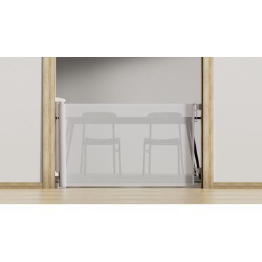 Regalo Easy Open 47-Inch Extra Wide Walk Thru Baby Safety Gate, White ...