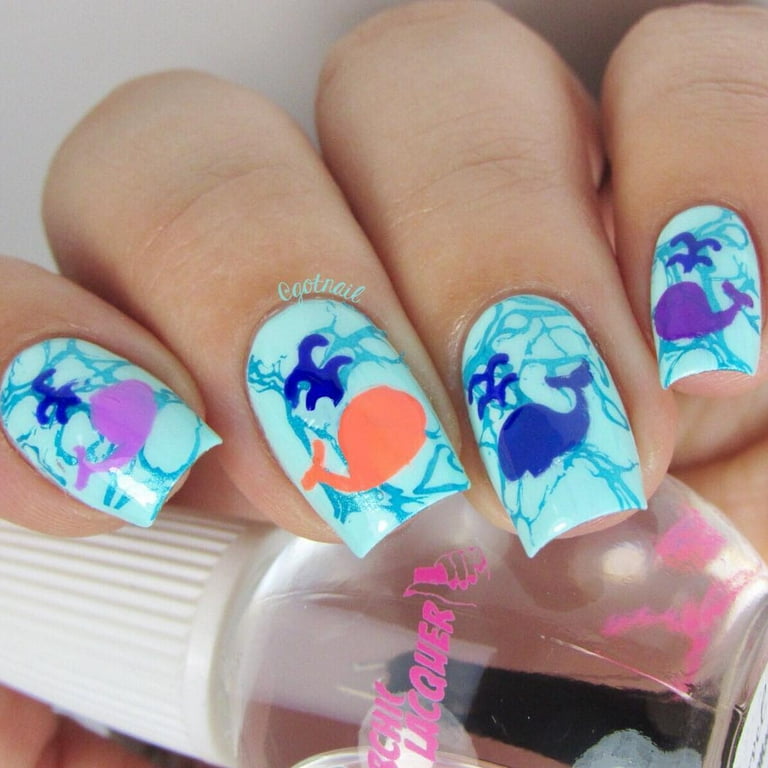 Whale Nail Art
