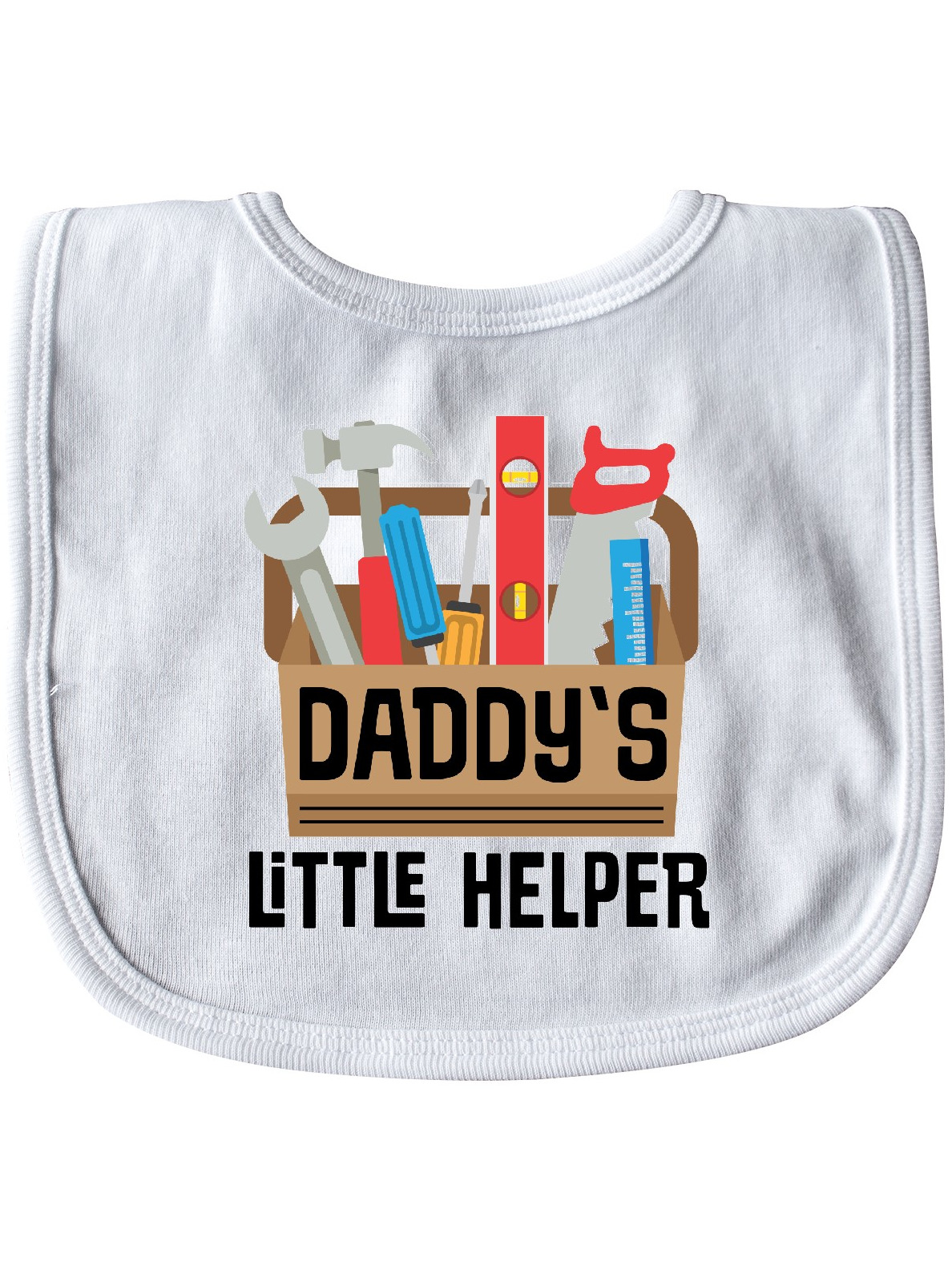 Daddys Little Helper Outfit Tool Box Baby Bib - Walmart.com - Walmart.com