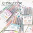 Dual-Tip Highlighter Markers Set, Double-Ended with Round and Chisel ...