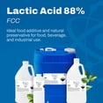 Lab Alley Lactic Acid 88% Food Grade (FCC), GMO-Free, Food & Beverage ...