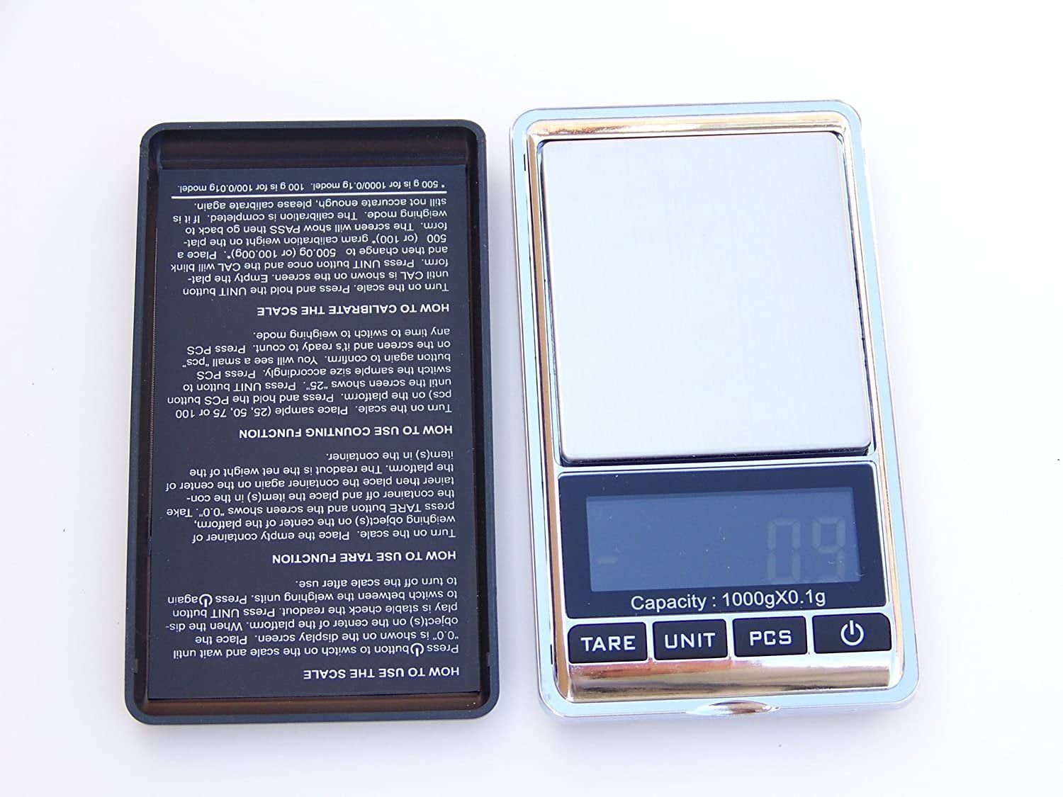 Digital Gram Scale 1000 Grams 0.1g DWT OZ OZT GR G Penny Weight Balance ...