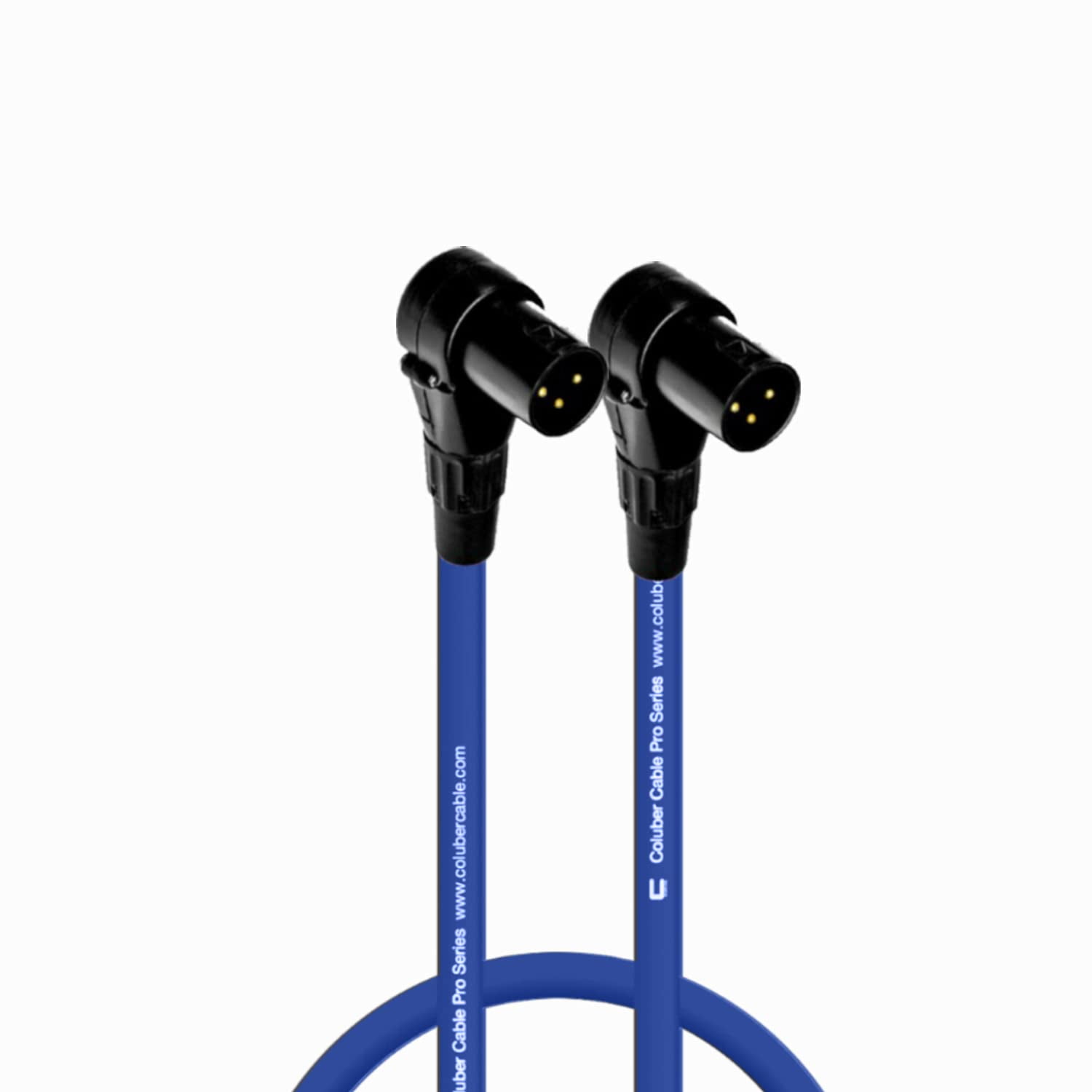 Coluber Cable - Right Angle XLR Male to Right Angle XLR Male Pro Audio ...