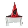 Wovilon Halloween Decorations Outdoor, Halloween Witch Hat Magician Hat ...