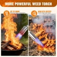Propane Torch Weed Burner Kit, 12.5FT Hose, Adjustable Control ...