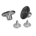 Walmart 50-Pack Black Jeans Buttons, 17mm Metal Rivet Snap Fasteners ...