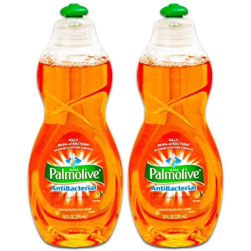 Palmolive Ultra Antibacterial Orange Dish Washing Liquid, 10 oz, 2 pack ...