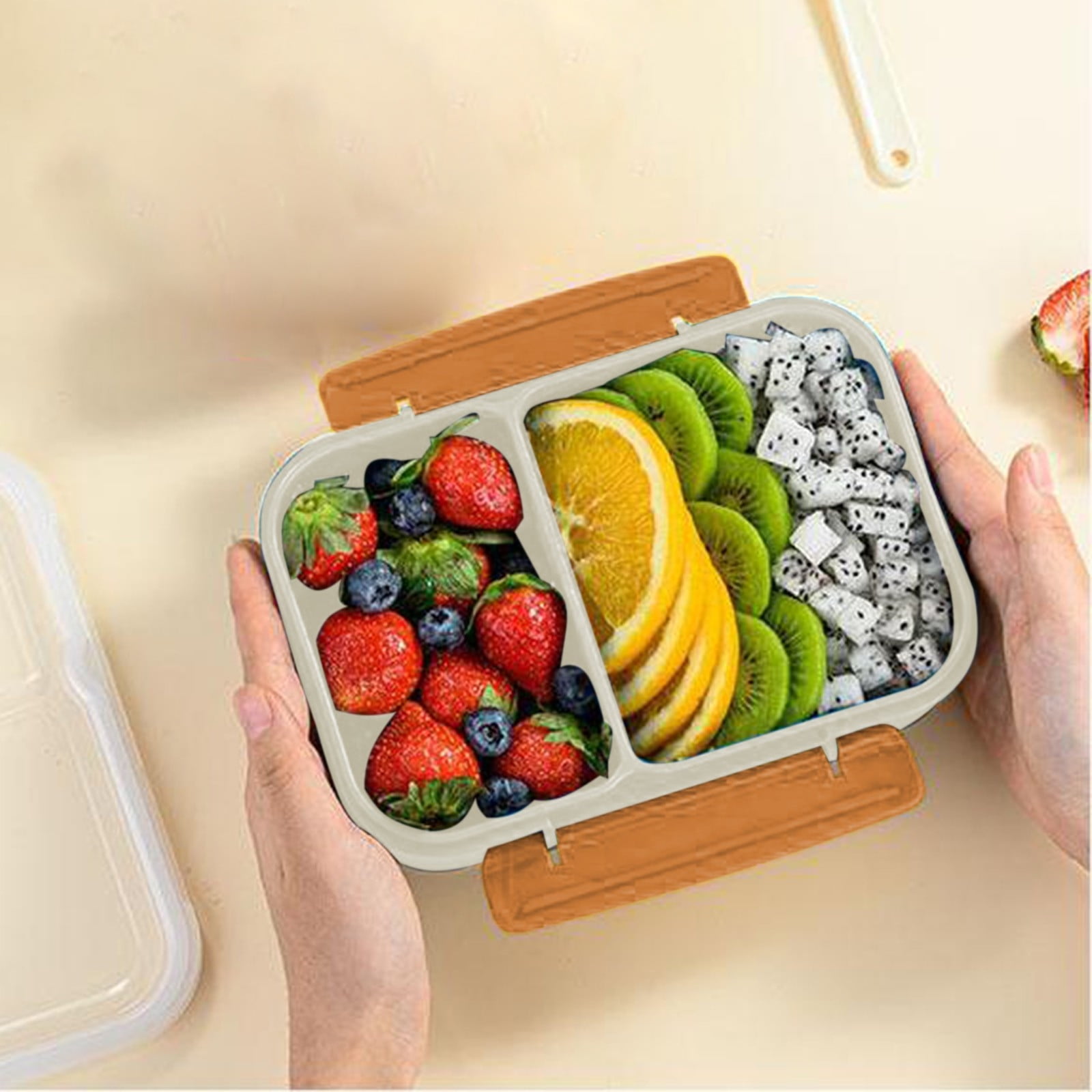 Portable Leak Proof Lunch Box 8.85x6.29x2.75 in • Plastic Food Storage ...