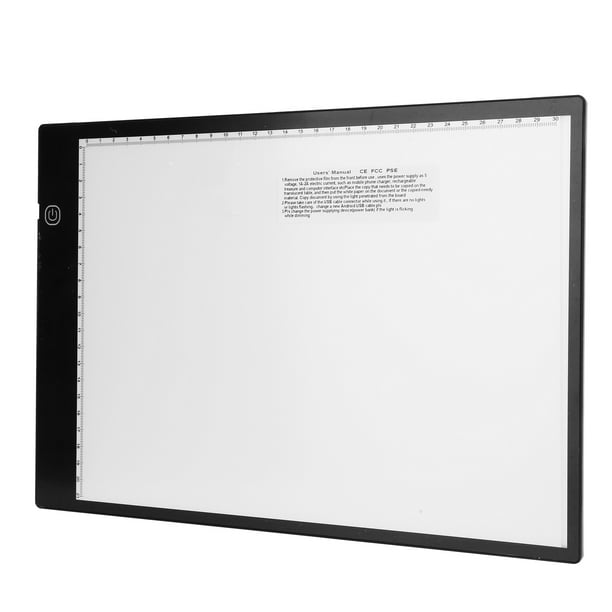 Tracing Drawing Board, Portable Adjustable Brightness LED Copy Pad A4 ...