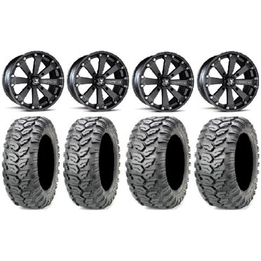 Fuel Kompressor ATV Wheels Red 18" Sportsman 550 850 1000 - Walmart.com