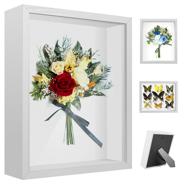 Shadow Box Picture Frame Wall Mounted Shadow Box Display Cases ...
