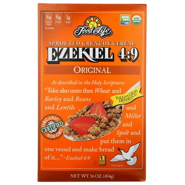 Food For Life Ezekiel 4:9 Organic Sprouted Flourless Flake Raisin ...