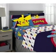 Pokemon Kids Full Bed in a Bag, Gaming Bedding, Comforter and Sheets ...