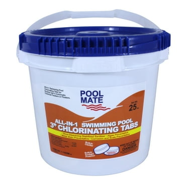 Pool Mate 3 in. All-In-1 Chlorine Tabs - Walmart.com