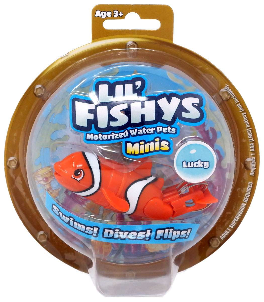 Lil' Fishys Minis Lucky Motorized Water Pet - Walmart.com