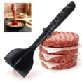 10.5 Inch Heat Resistant Meat Chopper, Silicone Ground Meat Masher with ...