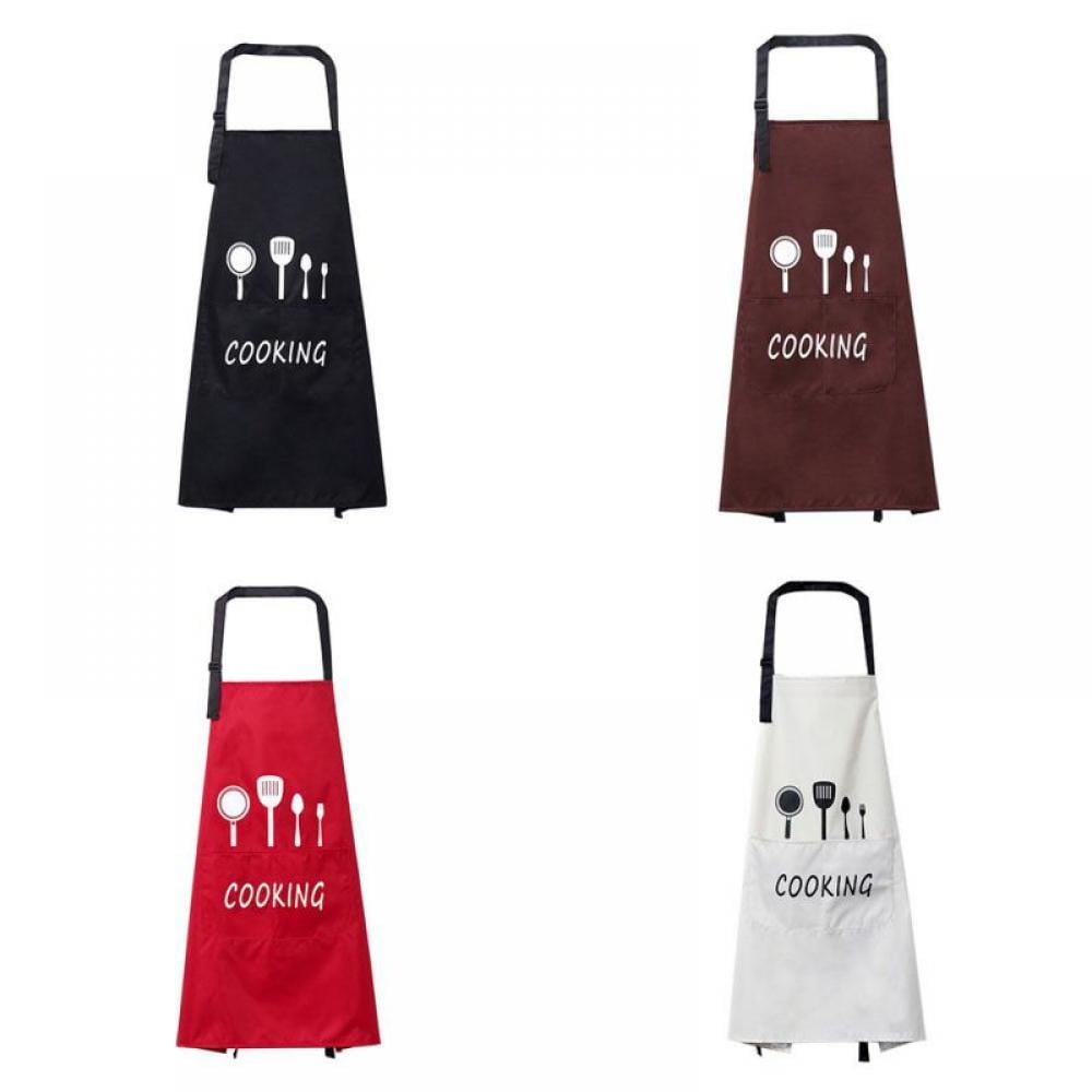 BBQ Apron, Chef Cooking Grilling Aprons for Men & Women, Washable ...