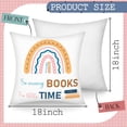 4 Pcs Boho Classroom Pillows Covers Reading Corner Throw Pillow Covers ...
