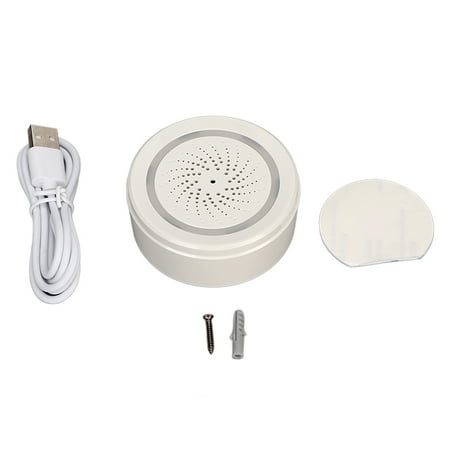 Smart Siren Alarm, Sound And Light Alarm 8 Siren Sounds 2.4Ghz WiFi ...
