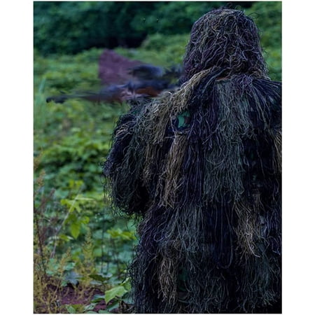 Hunting Suit,Camouflage Cloak,Geely Clothing Ghillie Suit Camo Birdwatching Poncho Sniper Set ...