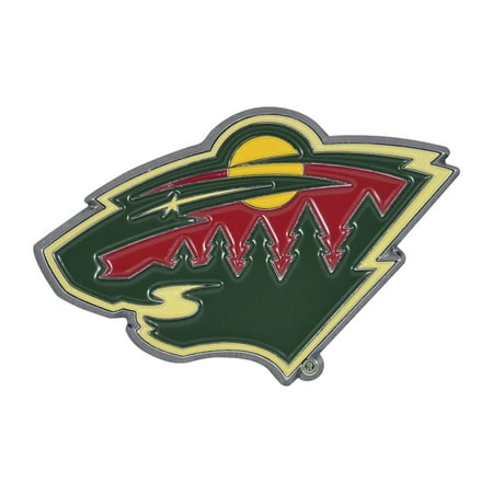 NHL Minnesota Wild Color Emblem 3"x3.2" - Walmart.com