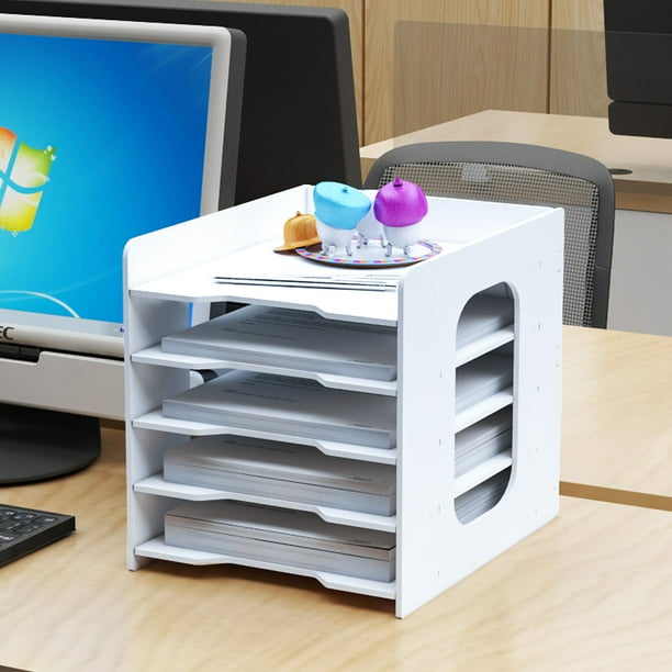 Natwind Office Paper Organizer for Desk Desktop Letter Tray & A4 Paper ...