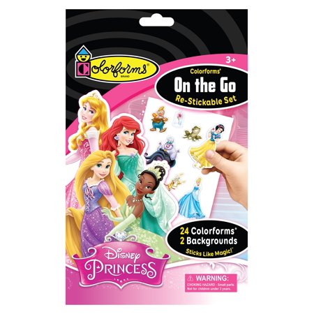 Colorforms Brand Disney Princess On The Go Restickable Set | Walmart Canada