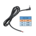 90 Degree DC5525 Plug to Bare Open End Cable 16AWG Gauge Copper Wire ...