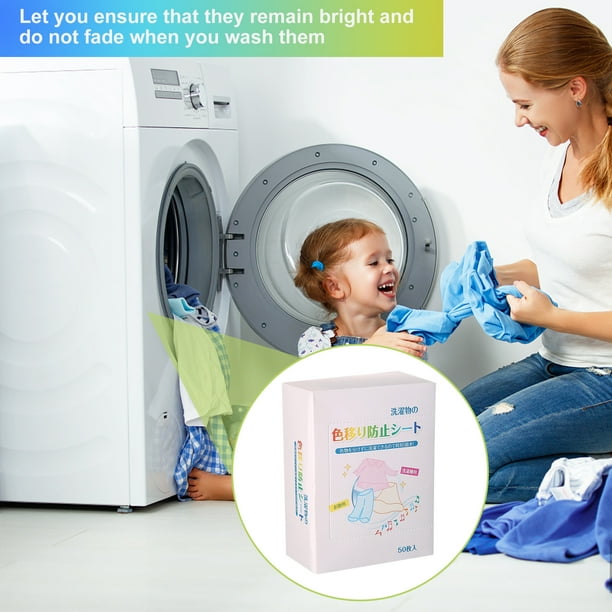 Clairlio Washing Machine Anti Staining Laundry Paper Sheets for Clothes ...