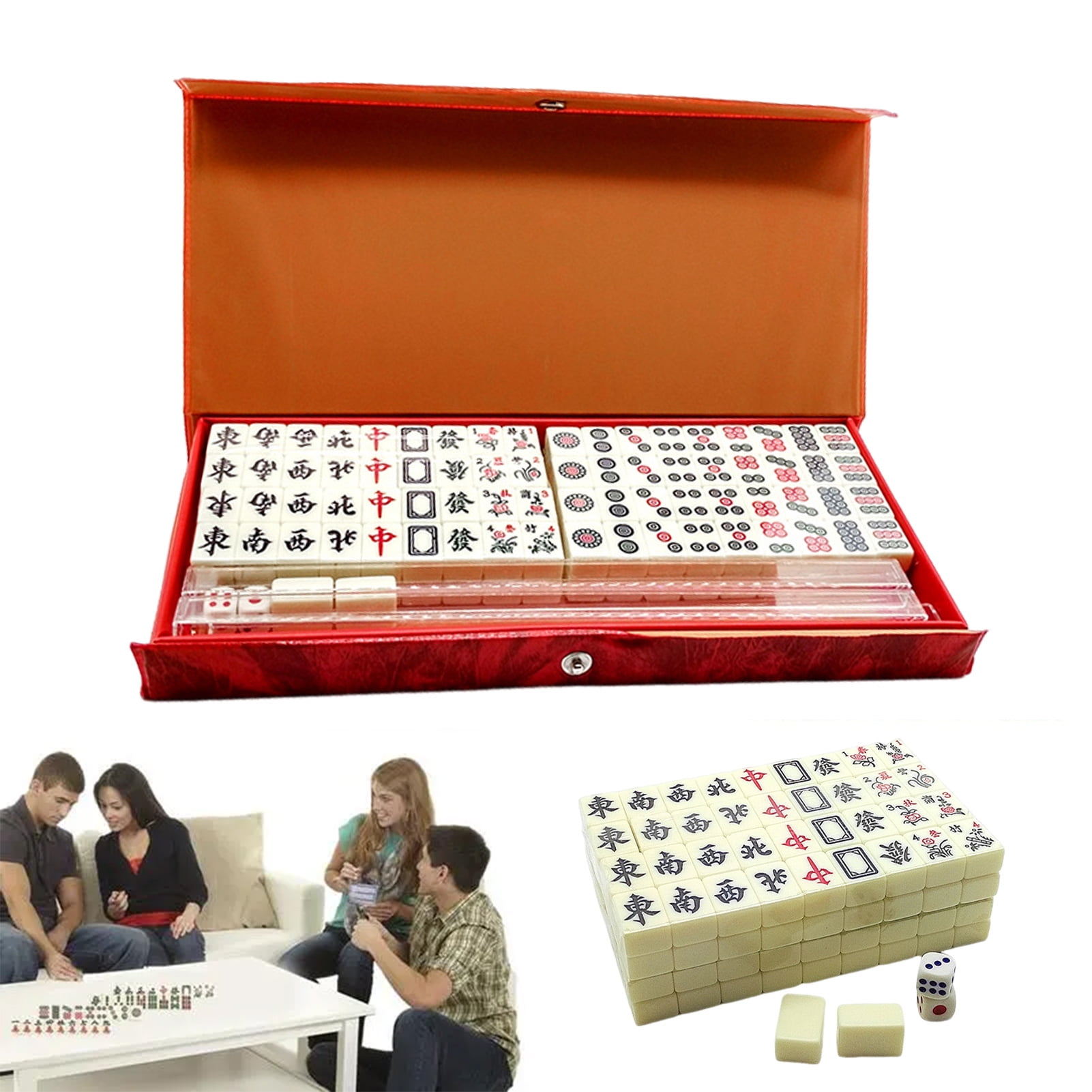 Click here for Unbranded 1 Set Mini Mahjong Lightweight Portable... prices