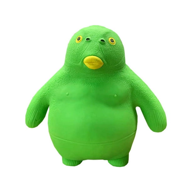 ShenMo Green Head Fish Toy, Decompress and Squeeze Stress Toy Figure ...