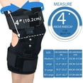 NEENCA Brand Adjustable Hinged Knee Brace, Stabilizing, Joint Pain ...