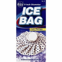 Relief Pak English Style Ice Bag Pack, 11" Waterproof Rubberized Fabric ...