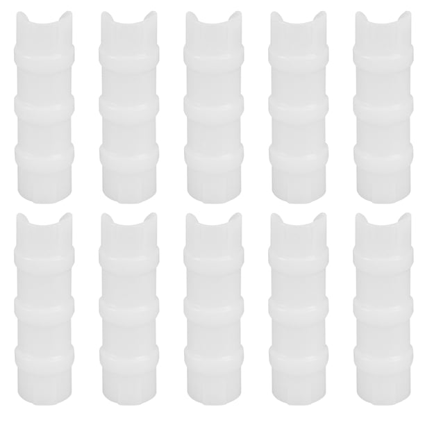 10 Pcs ABS Snap Clamp Standard Grip Snap-in Buckle Garden Greenhouse ...