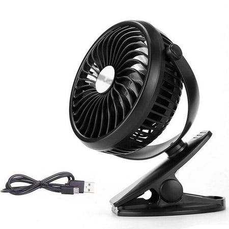 TOTMOX USB Desk Fan, Mini Clip on Fan, Portable Cooling Fan USB Powered ...