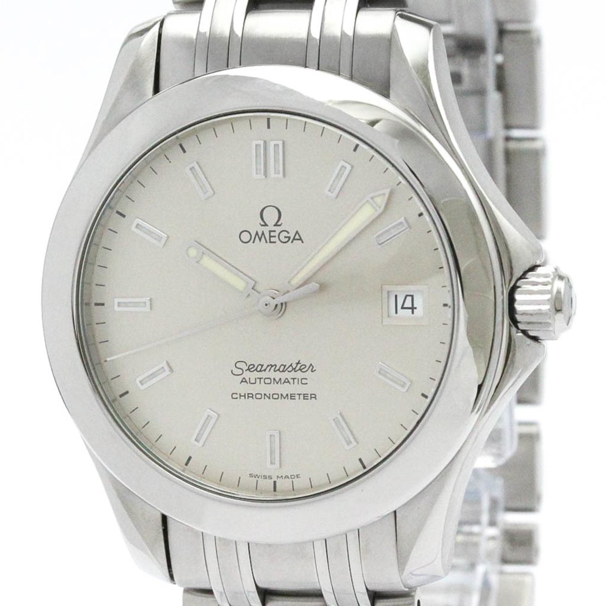 Pre-Owned Polished OMEGA Seamaster 120M Chronometer Steel Automatic ...
