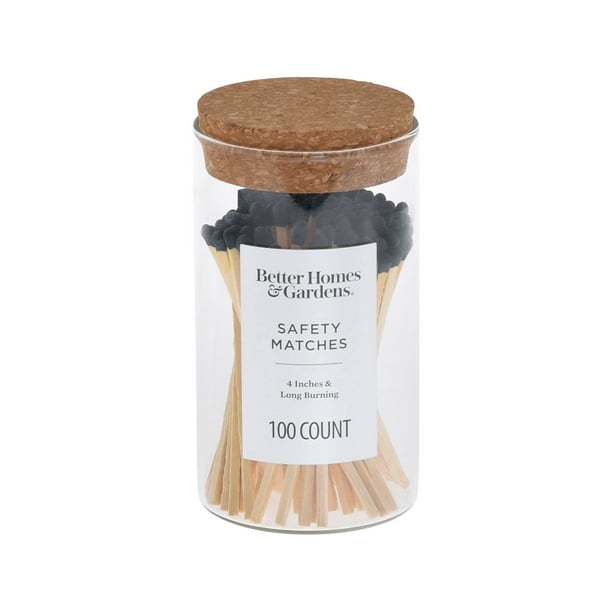 Better Homes & Gardens Premium 4" Wooden Safety Matches - Walmart.com