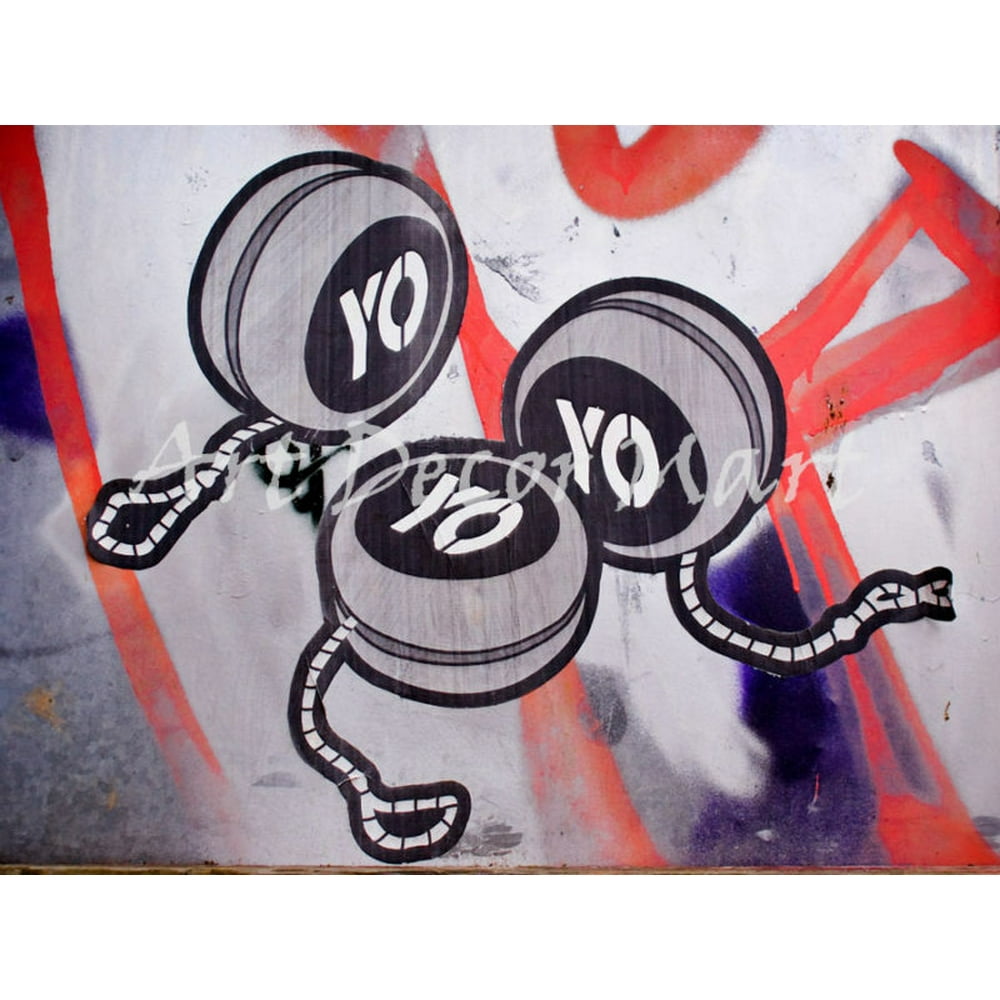 Yo Yo - CANVAS OR PRINT WALL ART PRINT - Walmart.com - Walmart.com
