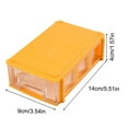 LLDI 1PC Stackable Plastic Hardware Parts Storage Boxes Component ...