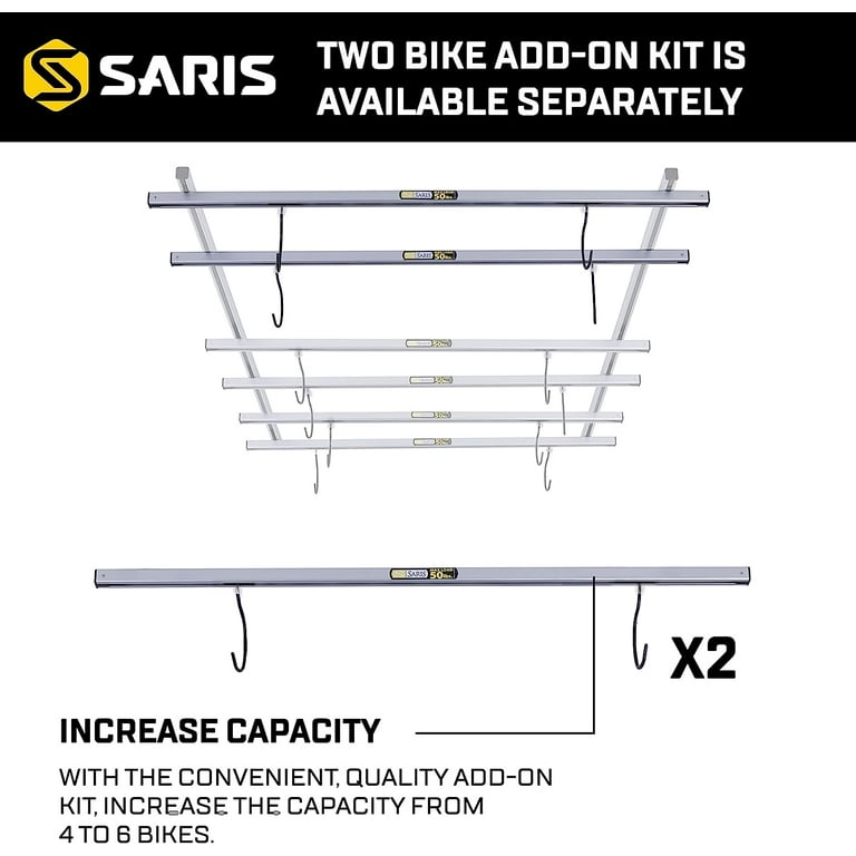 Saris Cycleglide 4 Bike Ceiling Mount Storage Rack | Shelly Lighting Saris Cycleglide 4 Bike Ceiling Mount Storage Rack | Shelly Lighting