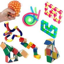 Sensory Fidget Toys Set - 10 Pcs Stress Reducer Anxiety Relief Toys for ...